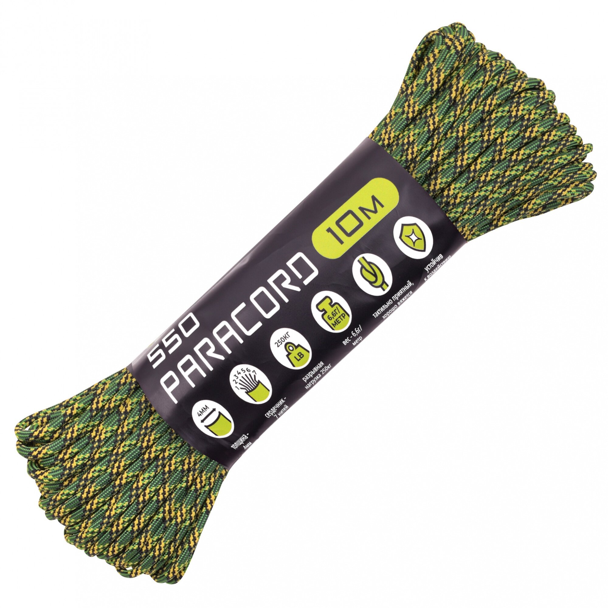 Паракорд 550 CORD nylon 10м RUS (jungle)