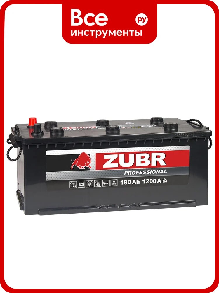 Аккумуляторная батарея ZUBR Professional 190Ah L+ ZPT1903F