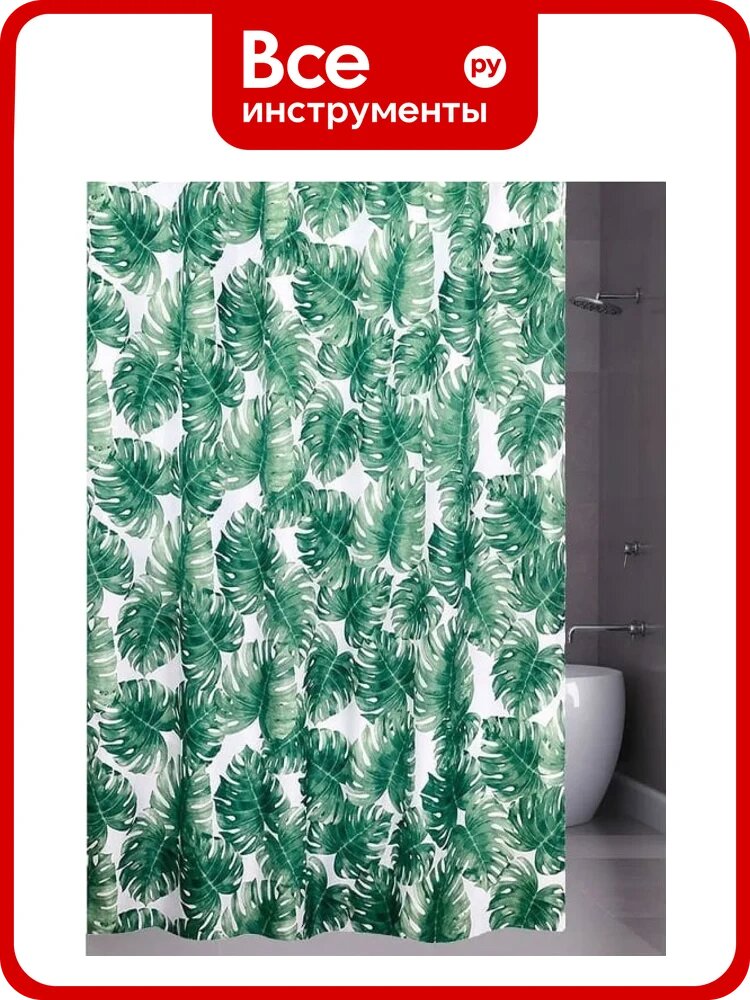 Штора для ванной комнаты Bath Plus 180х180 Jungle palm ch15163