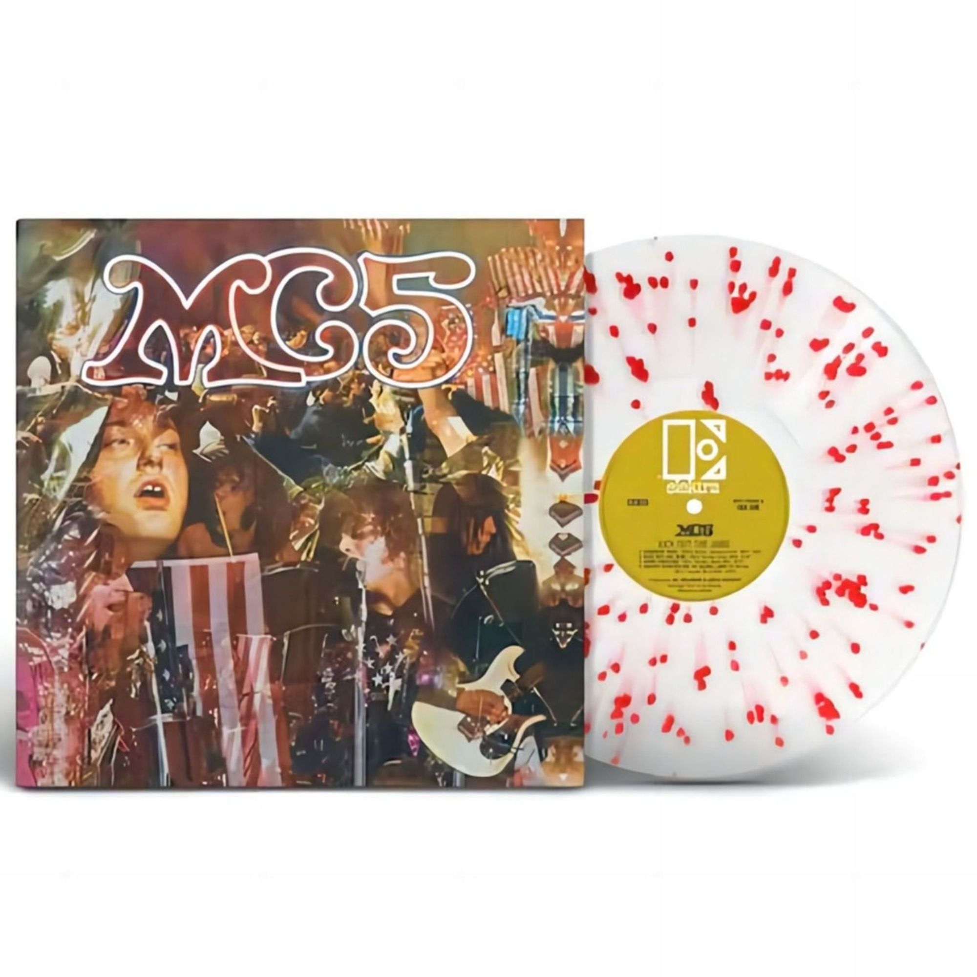Виниловая Пластинка MC5 - Kick Out The Jams , Limited Edition, Reissue, Stereo, Clear with Red Splatter Новый,