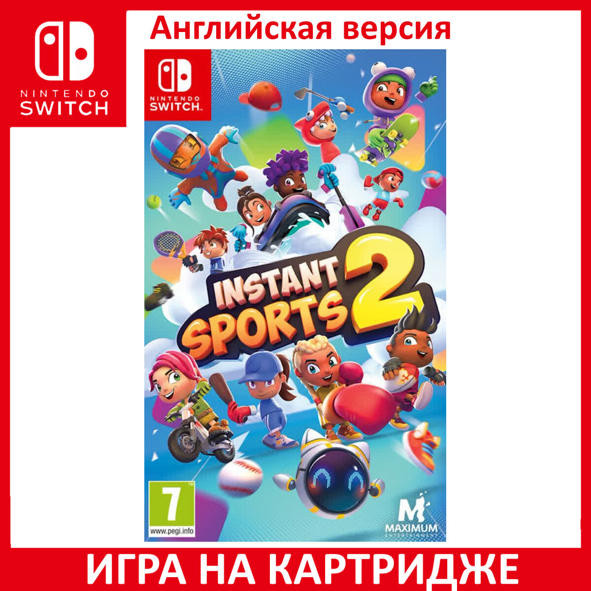 Игра Instant Sports 2 Switch Английский язык Картридж на Nintendo Switch