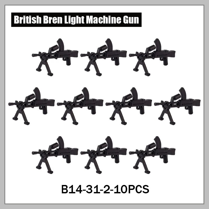 Мини-фигурки военных Custfig из ABS B14-31-2-10PCS