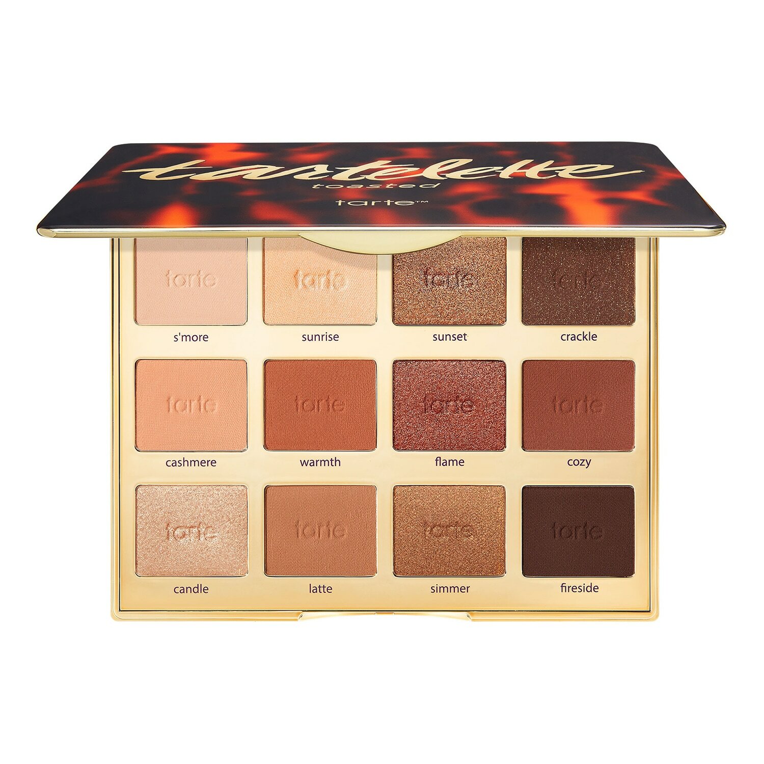 Tarte Палетка матовых теней для век в теплых нейтральные оттенках Amazonian clay Toasted 12 цветов