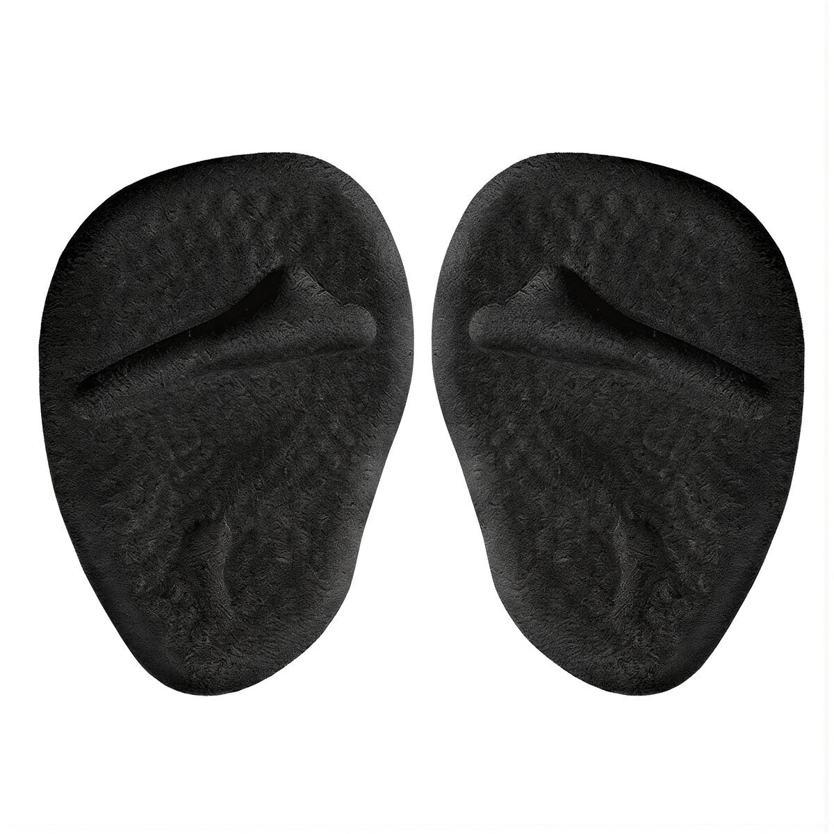 Аксессуар для ног женский подпяточник антискользящий для туфель на каблуке гелевый впитывающий пот дышащий корректор размера удобный в повседневном ношении, Велюровая черный