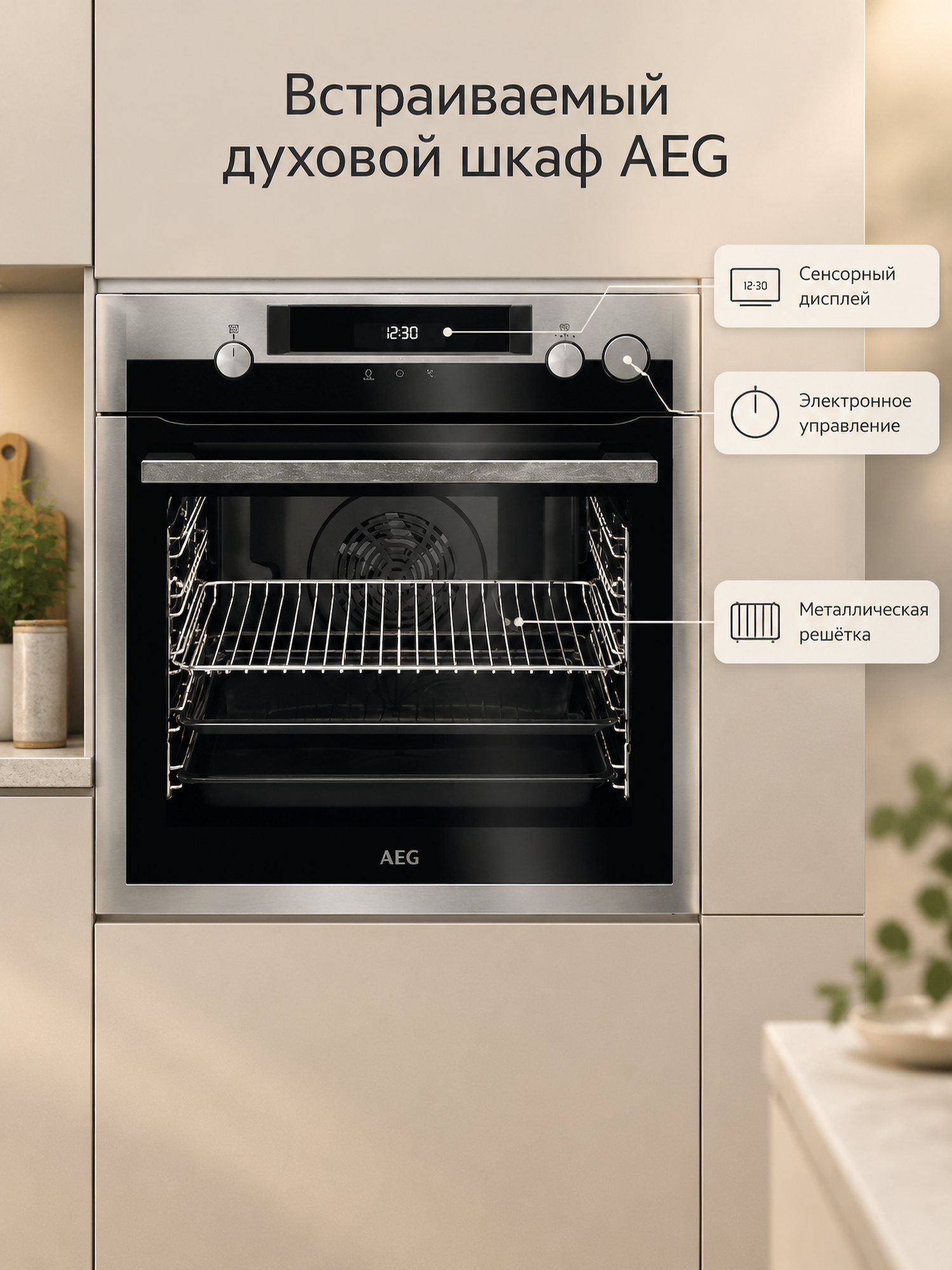 Духовой шкаф AEG BSE 576321 M