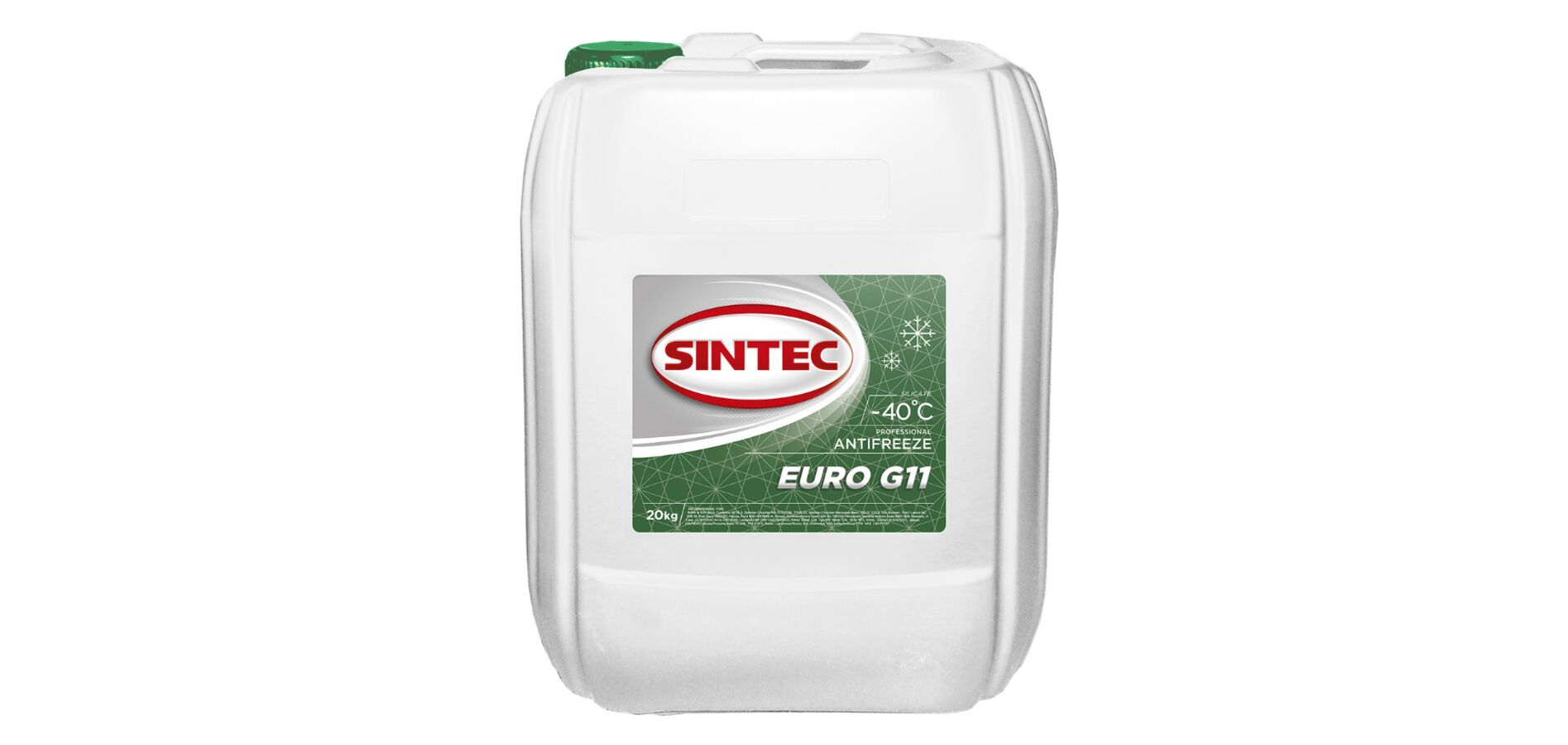 Антифриз Sintec Зеленый -40C G11 20Л. (Sintec 800521)
