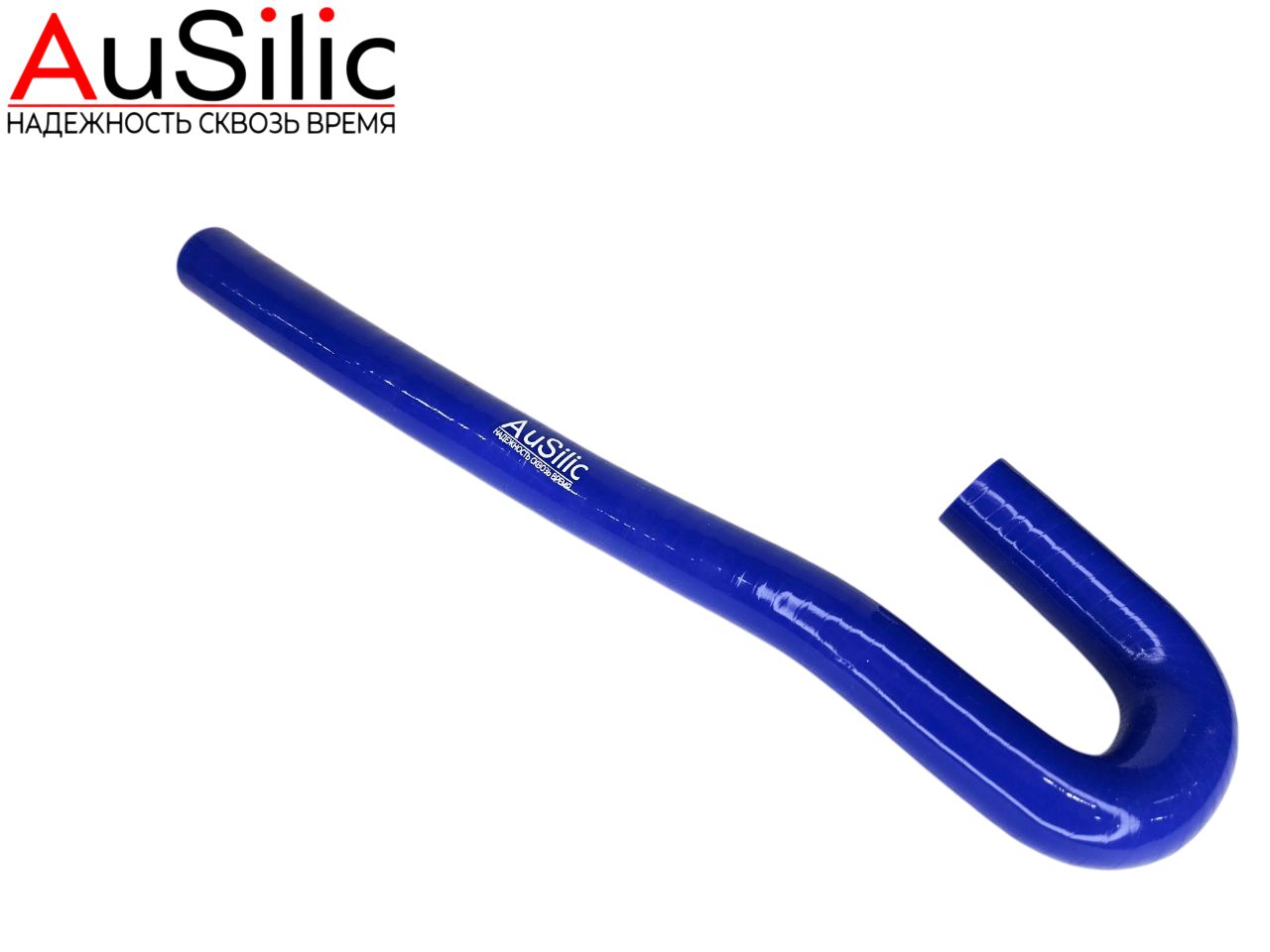 Силиконовый патрубок радиатора печки нижний 10097-SH-blue AuSilic для Great Wall Hover для 8101012K00