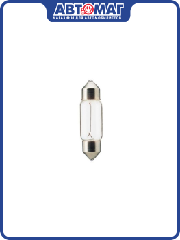 Лампа C5W 12V 5W SV8,5 PHILIPS, PHILIPS-12844