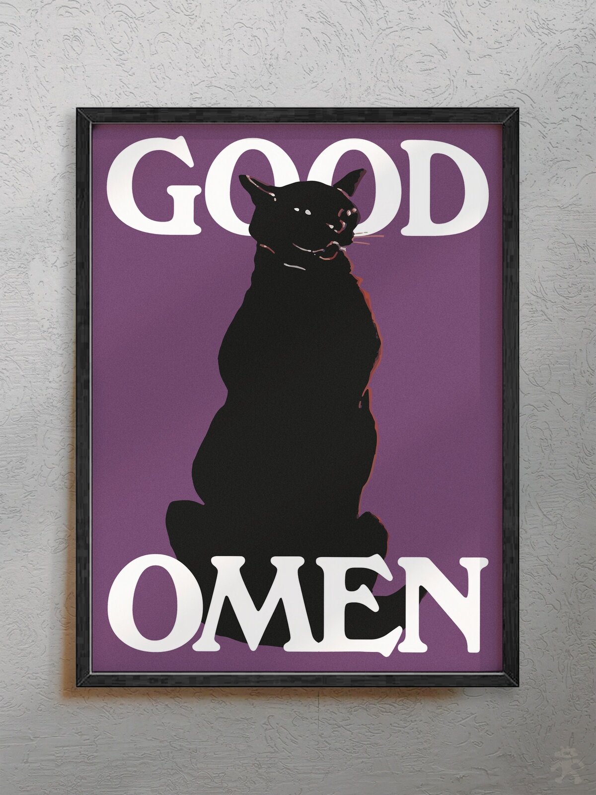 Интерьерный постер "Good Omen" в стиле pinterest, формат 30x40 см