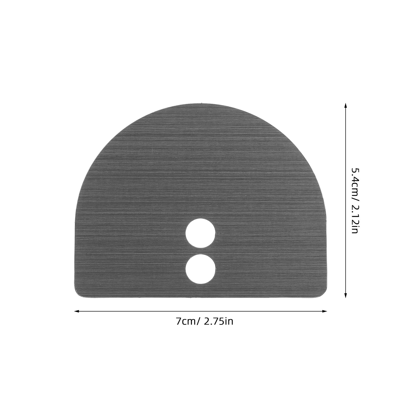 Умная накладка на задвижку с защитной панелью 7.00x5.40x0.10cm для усиления безопасности двери