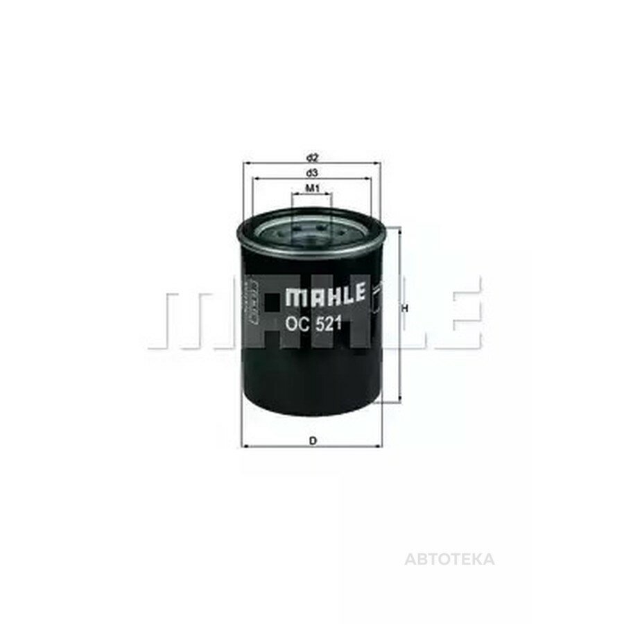 Фильтр масляный MAHLE OC521