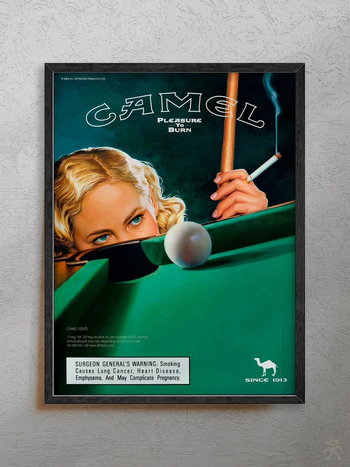 Интерьерный постер "Camel Vintage Pool" в стиле pinterest, 30x40 см