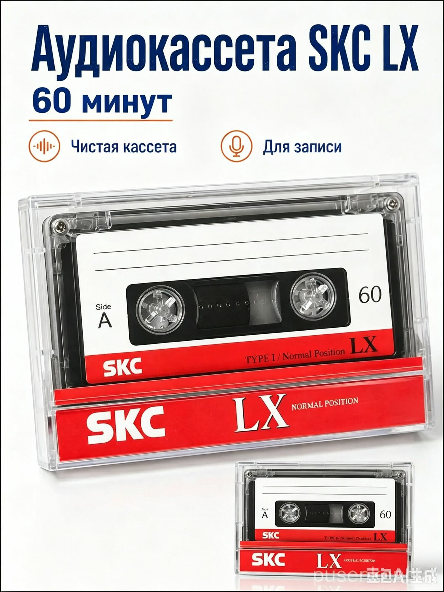 Магнитофонная лента, 60 мин