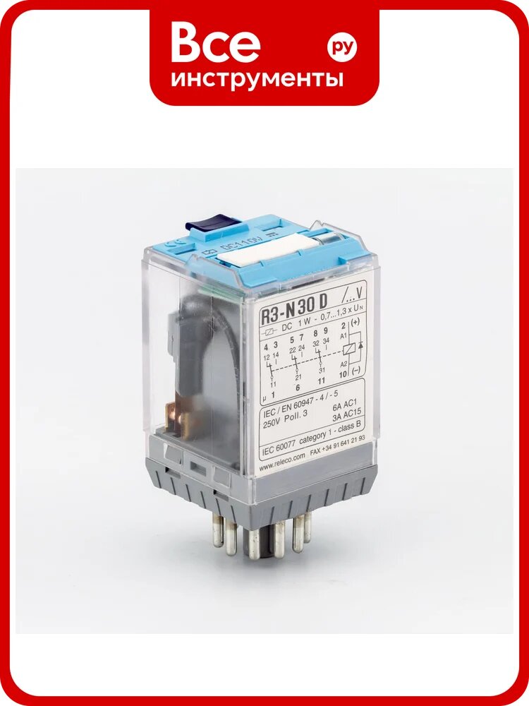 Реле промежуточное ComatReleco R3-N30D/DC110V PN132602