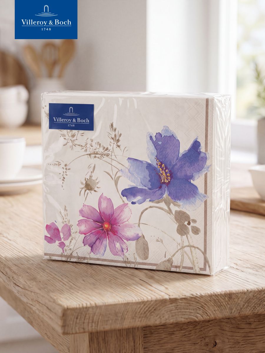 Бумажные салфетки 20 шт, 33х33 см, Mariefleur Gris, Villeroy & Boch, Бумага