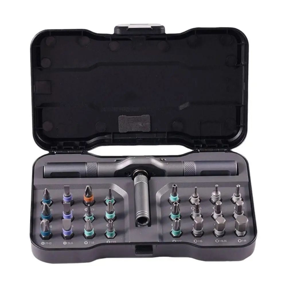 Реверсивная отвертка с набором бит AtuMan Duka RS1 Set 24 в 1