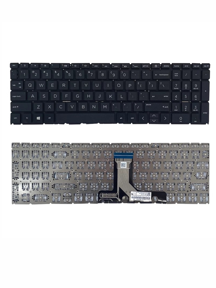 Совместимая с HP мембранная клавиатура для моделей TPN-Q246/Q245, 15-EH, 15-EG EG0102, 15-ER, 15M-EH — Черная, Новая