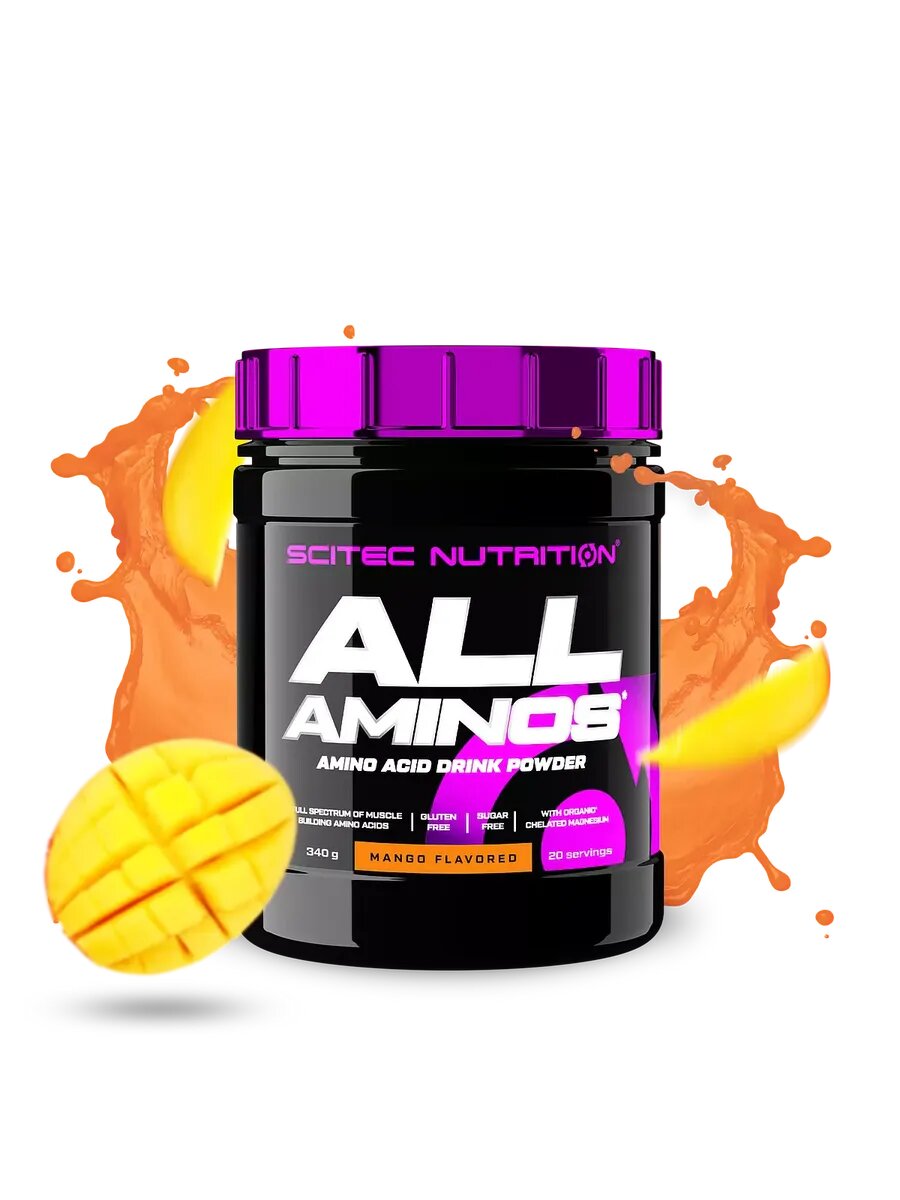 Аминокислоты комплекс Scitec Nutrition All Amino eaa манго 340 грамм
