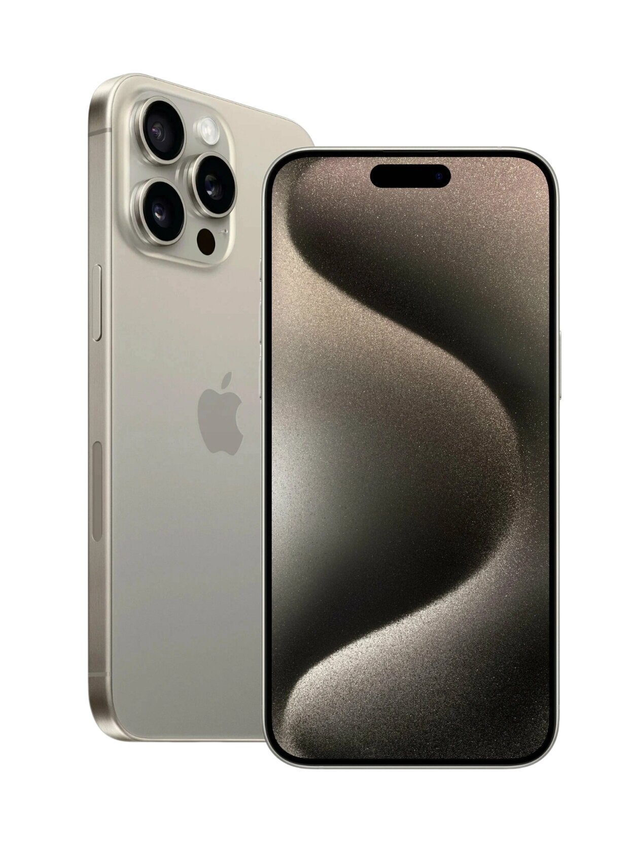 Смартфон Apple iPhone 15 Pro Max 256ГБ, Dual: 2 nano‑SIM, натуральный титан, 6.7" OLED, Основная камера 48 МП, без RuStore