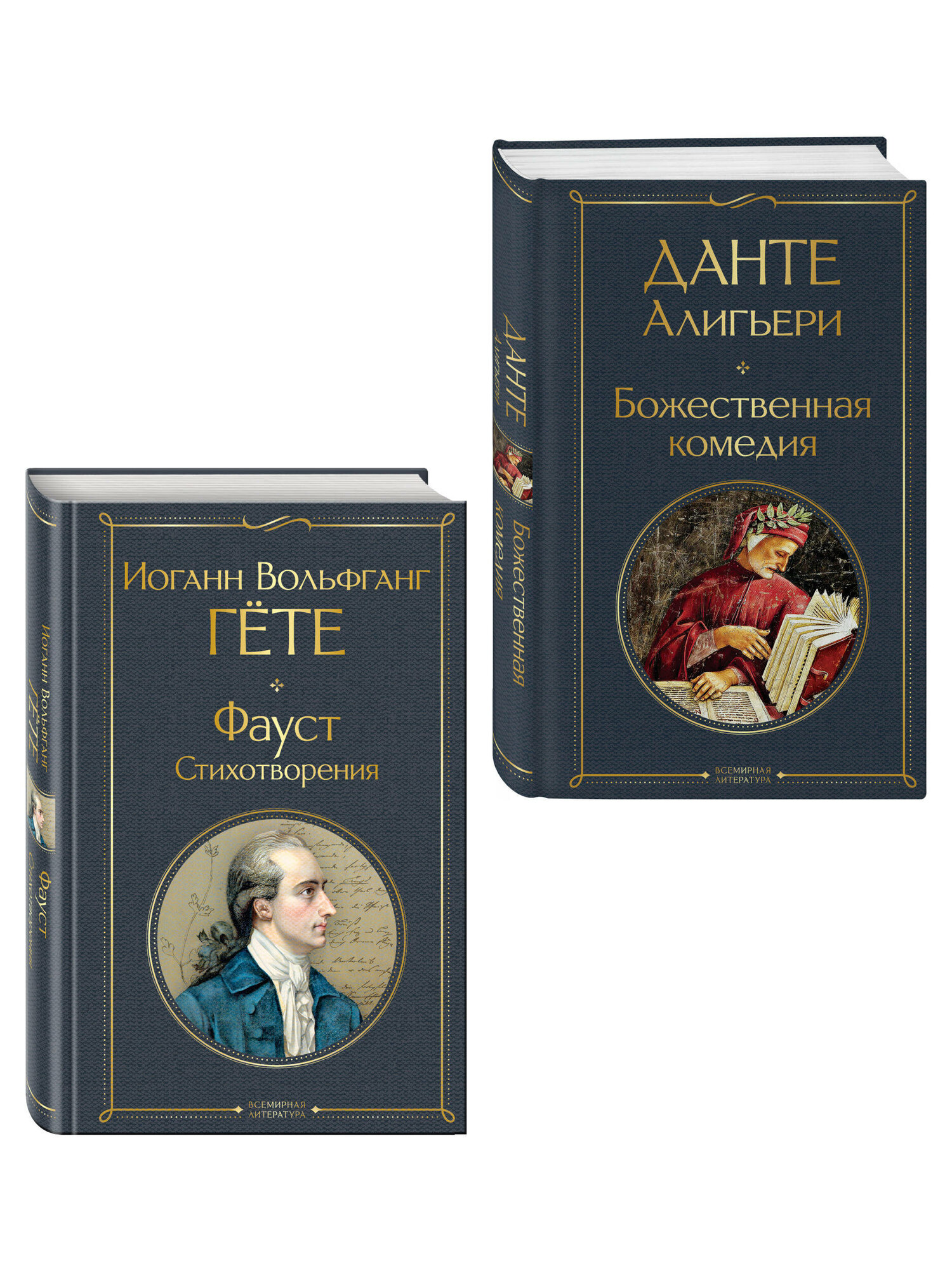 Комплект Путешествие сквозь вечность (из 2-х книг Божественная комедия и Фауст. Стихотворения )