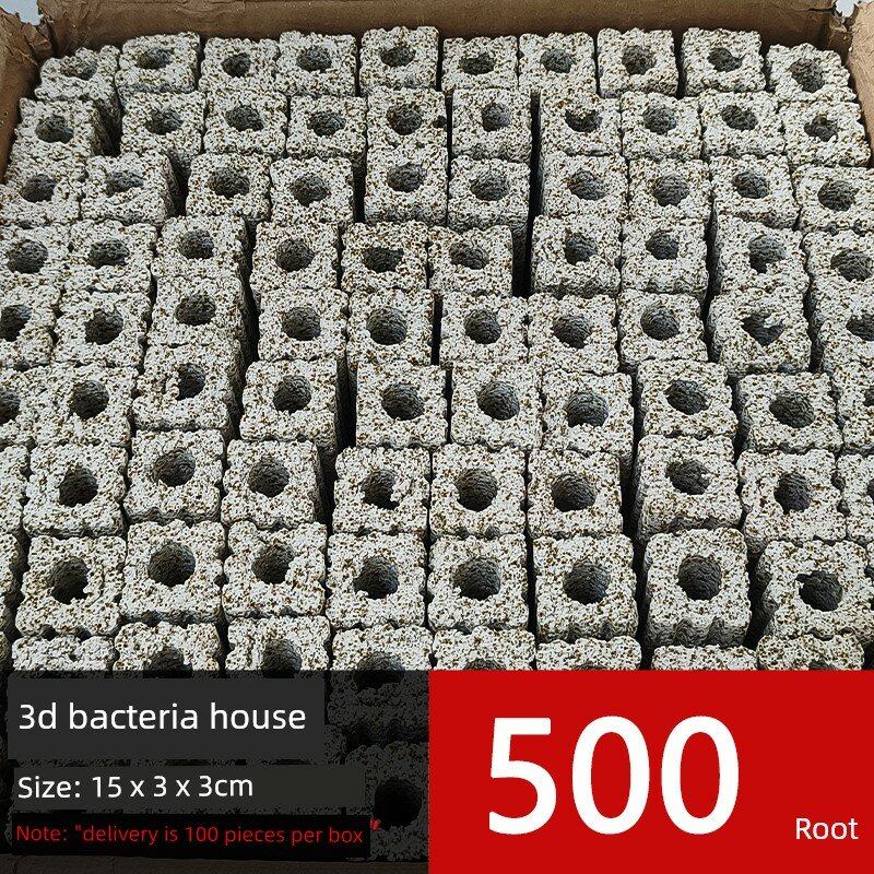 3D Нано Бактериальный Дом Фильтр-Медиа - 500 Шт. для Аквариумной Очистки Воды