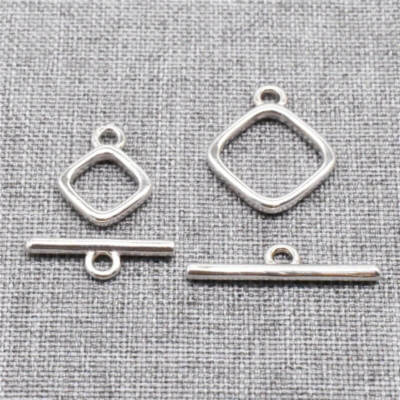 2 комплекта застежек-тоглов Zewelis из серебра 925 Large(2 sets)