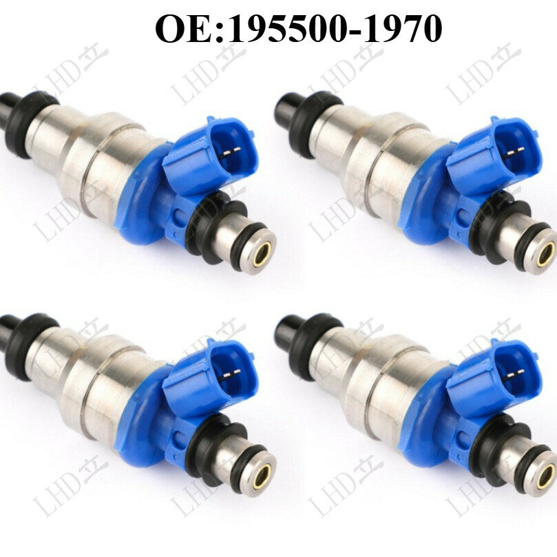 Топливные форсунки 195500-1970 для Mazda Miata 1990-1993 1.6L, комплект 4 шт.