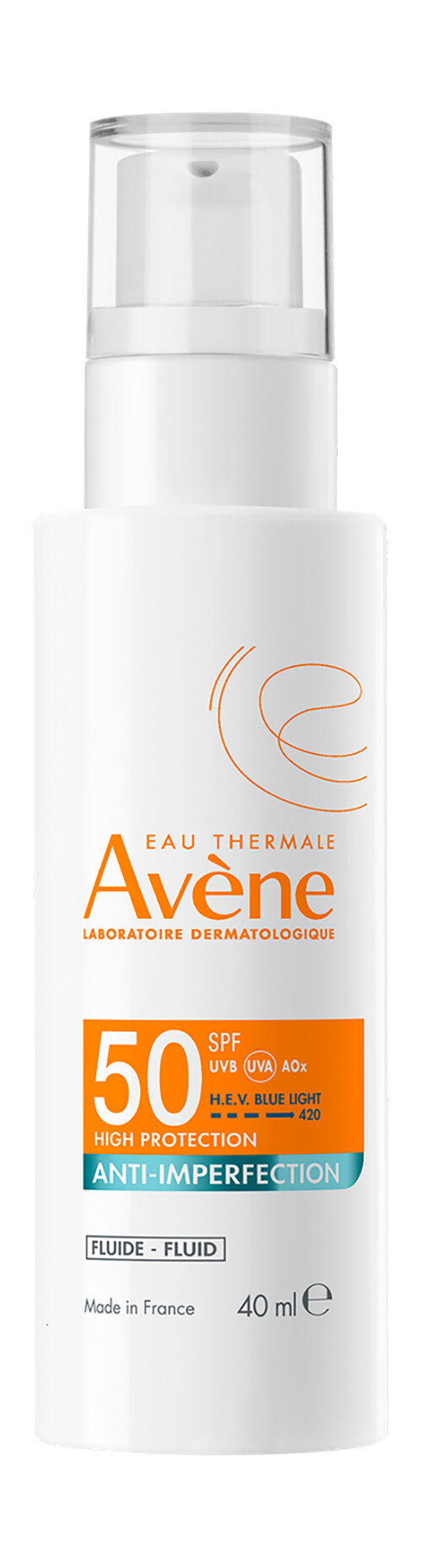 Авен Солнцезащитный флюид против несовершенств ANTI-IMPERFECTION SPF 50, 40 мл \ AVENE ANTI-IMPERFECTION SPF50+