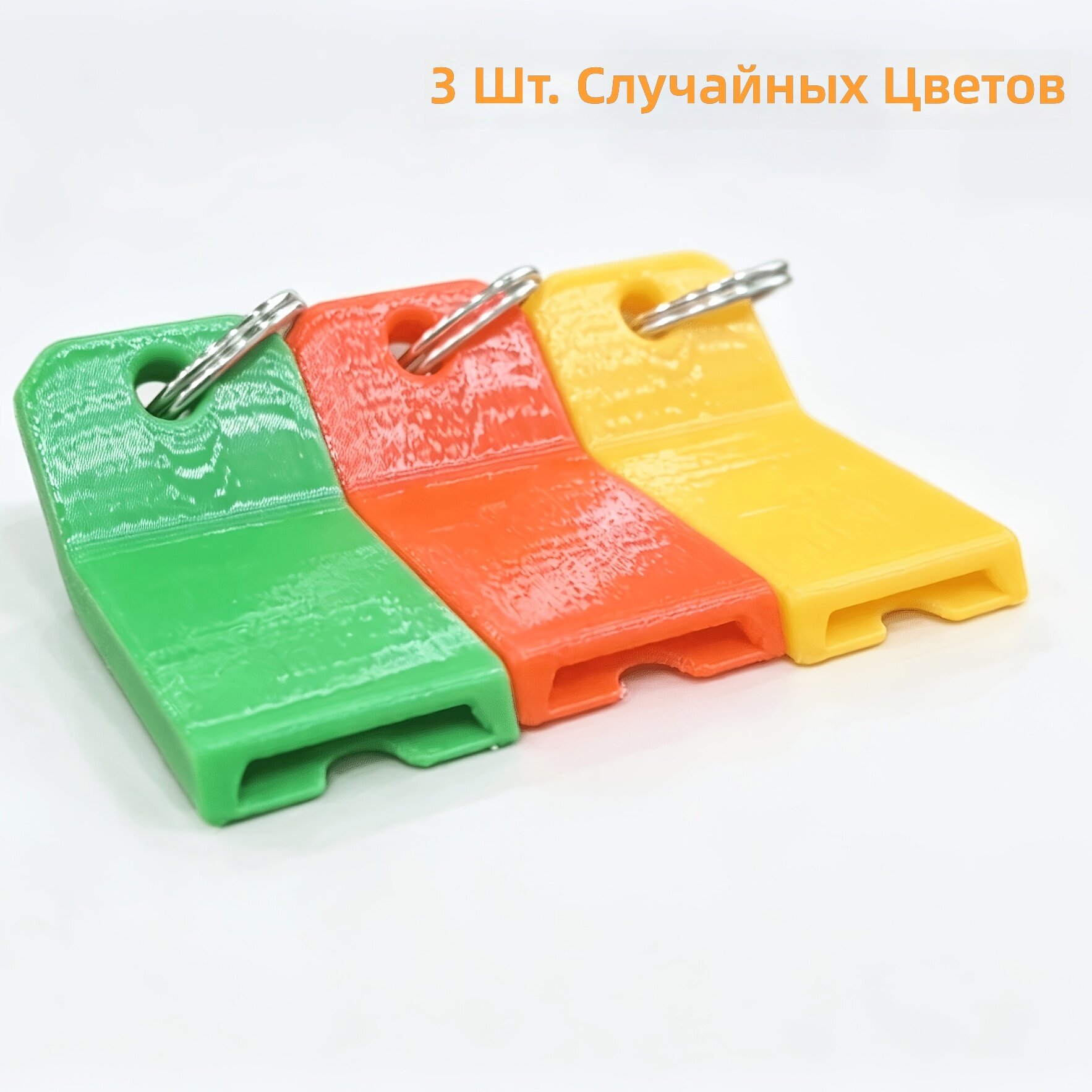 Открывалка для консервных банок 3 шт, случайный цвет, с металлическим кольцом, портативная