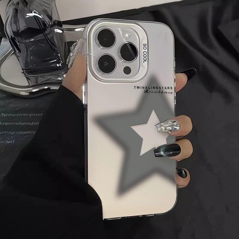 Чехол на айфон 17 про макс / IPHONE 17 PRO MAX белый с принтом Знаки звездного света противоударный
