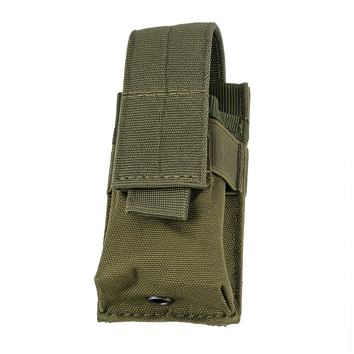 Подсумок для тактического фонарика EDC с системой крепления Molle черный цвет для активного отдыха на природе