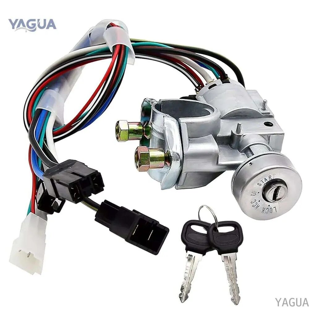 Новый цилиндр замка зажигания с ключом для Mazda B2000/B2200 YAGUA