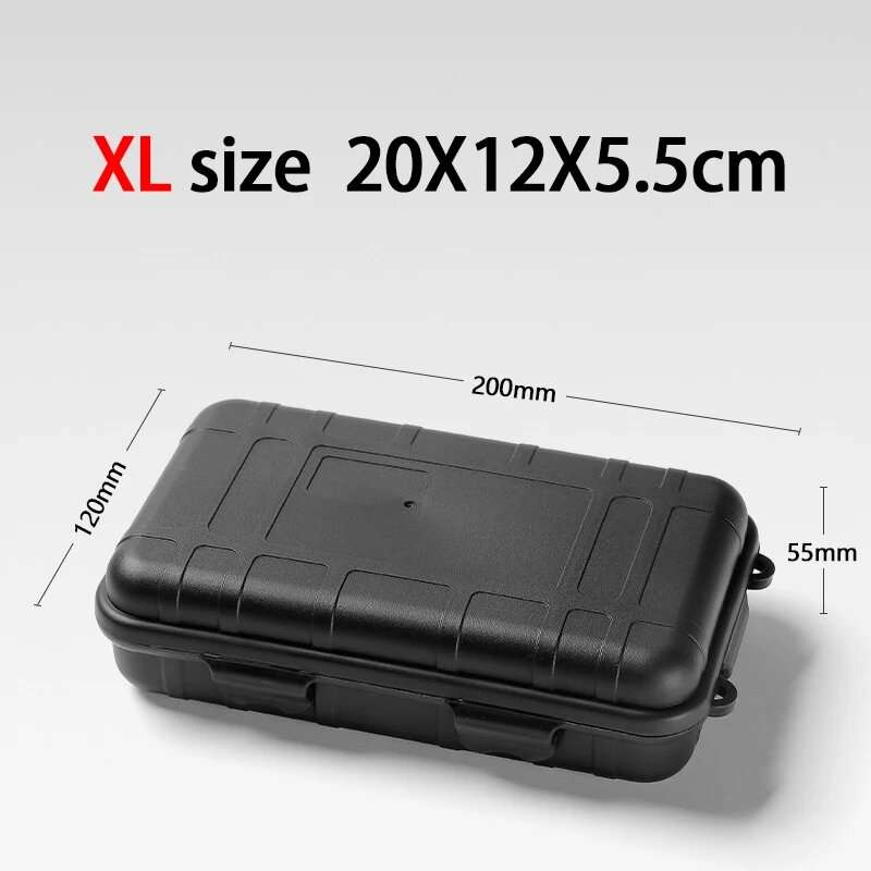 Водонепроницаемый контейнер IQiuhike для выживания Черный, Xl-Black