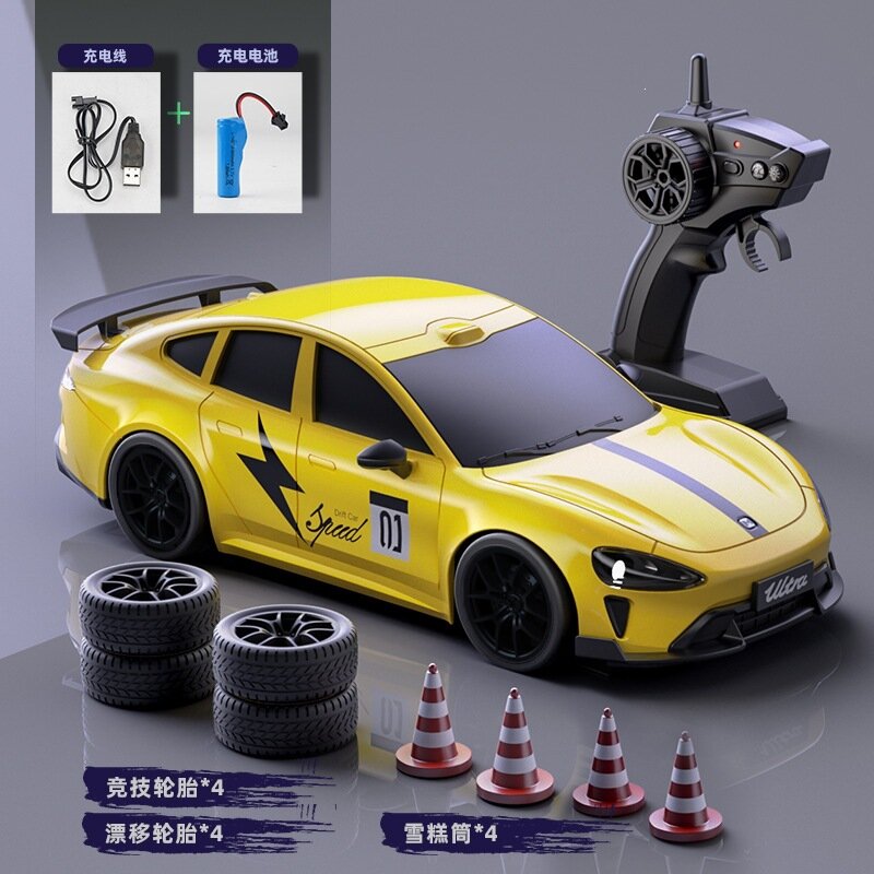 Высокоскоростная RC 4WD дрифт гоночная машина полупропорциональная BMW GT3 Porsche 911 игрушка для детей