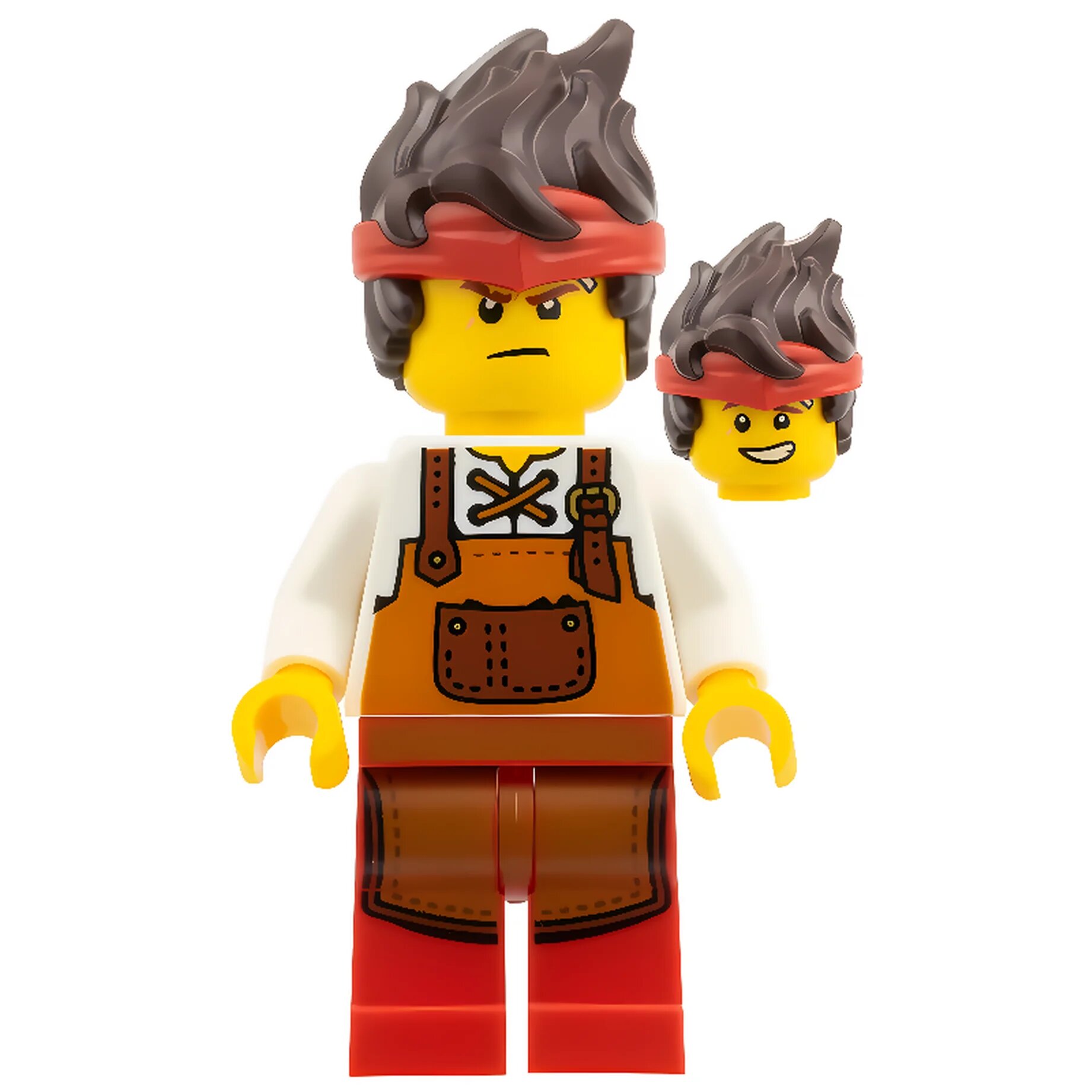 Минифигурка Lego NINJAGO Kai - Blacksmith, Dark Orange Apron njo1008 N