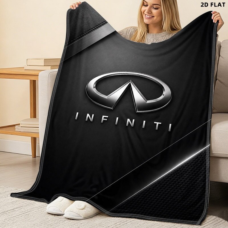 Infiniti плед из флиса с кашемиром