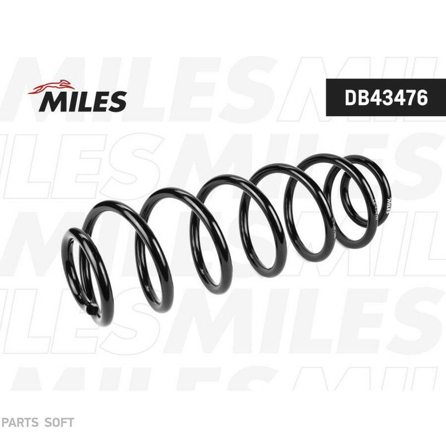 Пружина VW GOLF IV 1.4/1.6/1.8/1.9SDI/1.9TDI 97-03 задняя MILES DB43476 | цена за 1 шт