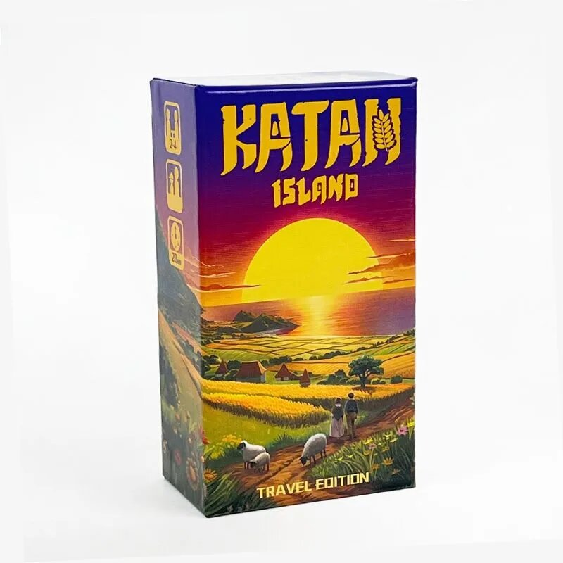 Игра настольная карточная Путешественное издание KATAN CATAN 2-4 игрока Семейная партия для дома для семьи для детей для