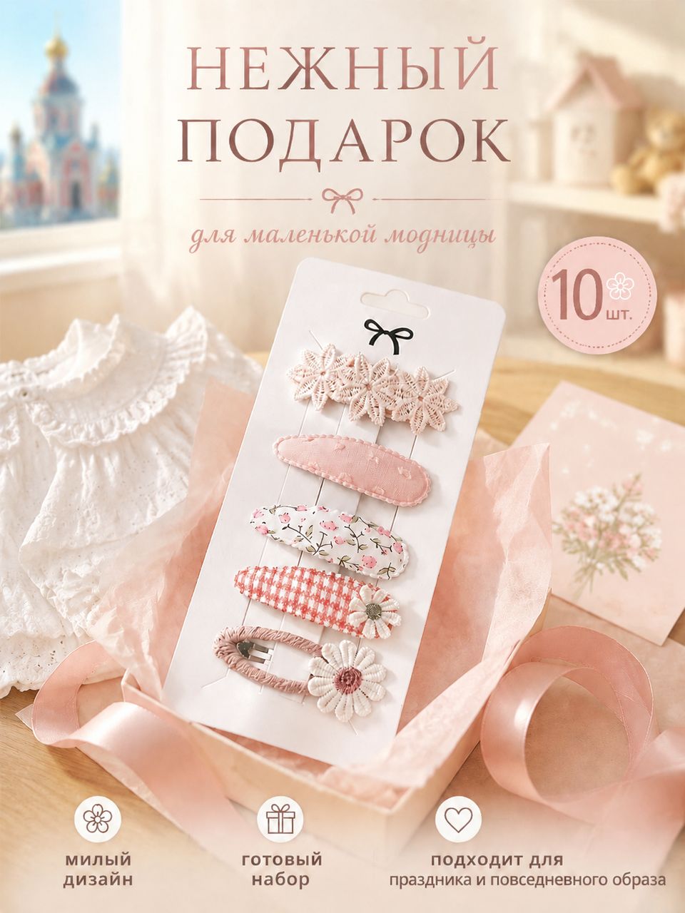 Заколки для волос детские