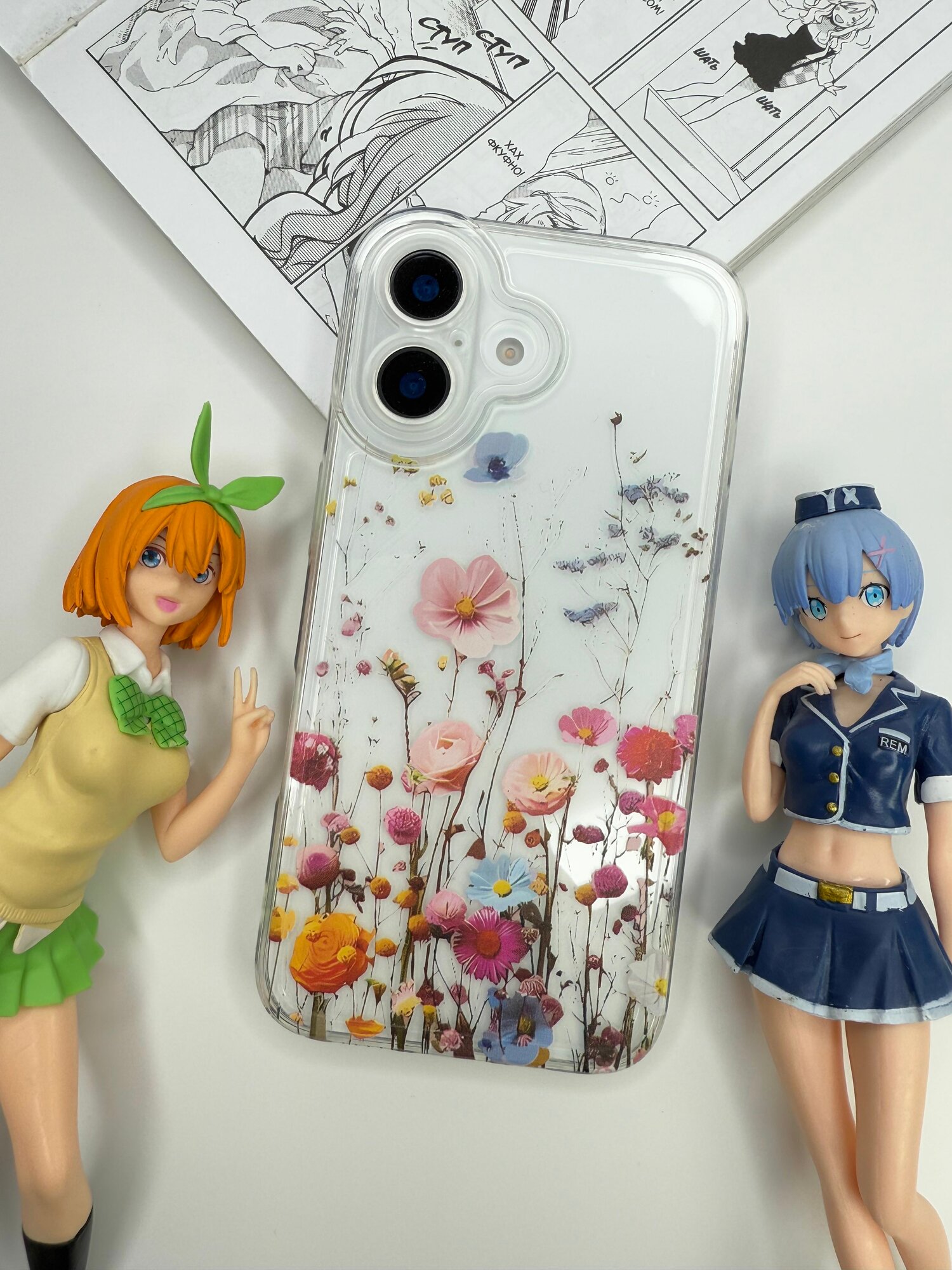 Чехол-Накладка для смартфона Apple iPhone 16, материал силикон, цвет белый