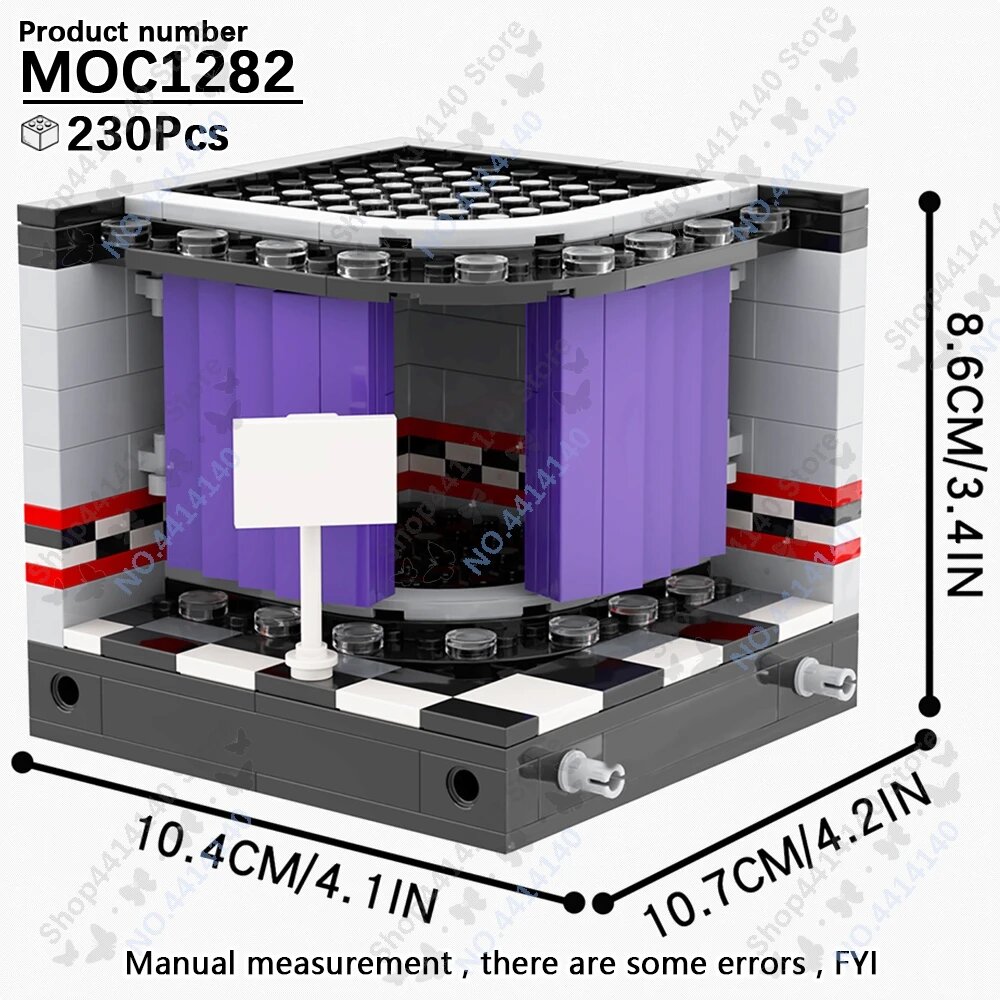 Конструктор MOOXI FNAF для детей 6+ Фиолетовый, MOC1282