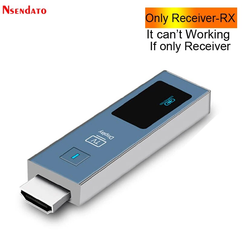 Беспроводной HDMI передатчик и приемник Nsendato Only Receiver-RX