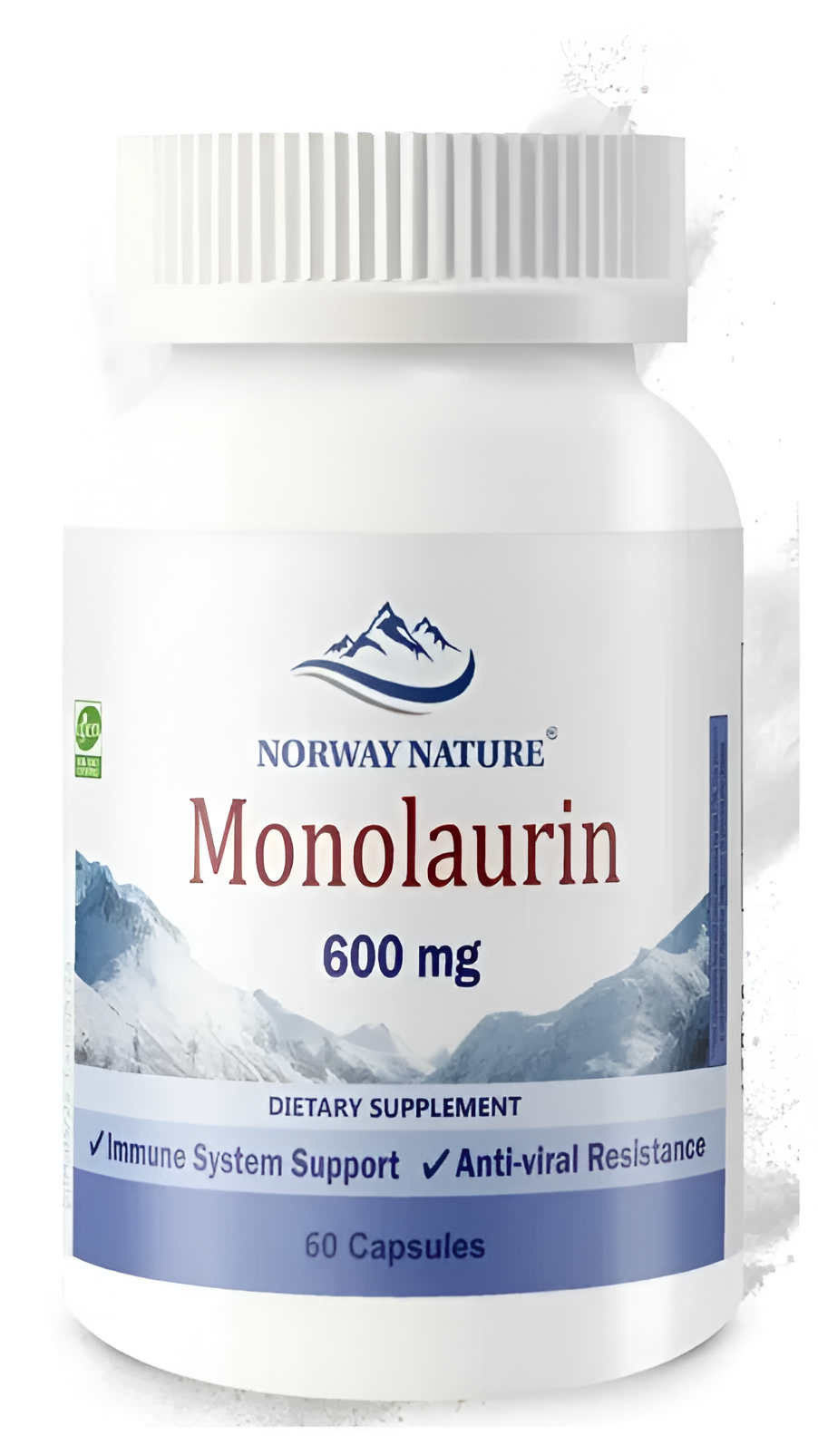 Монолаурин Norway Nature, 600мг, 60капсул, от инфекций, для иммунитета