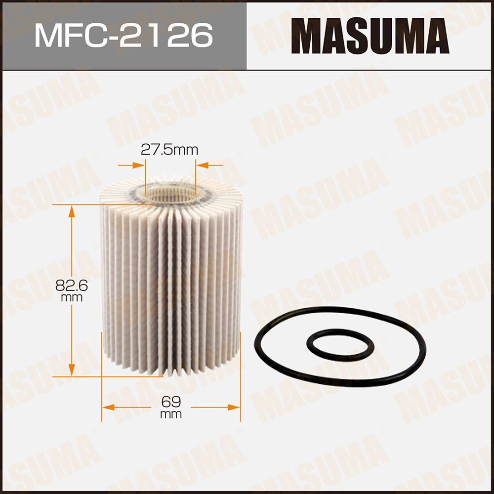 Фильтр масляный (вставка) MASUMA MFC-2126 для LEXUS, TOYOTA
