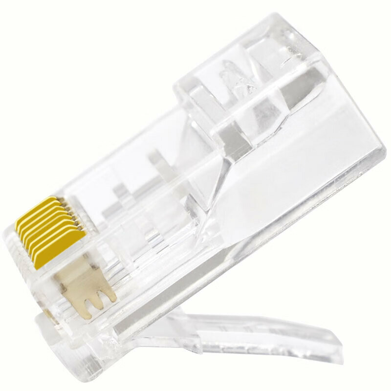 LIJIA LJ-6830 Инженерная категория Cat6 Гигабитный кристаллический разъем RJ45 8P8C Тройное золотое покрытие 30