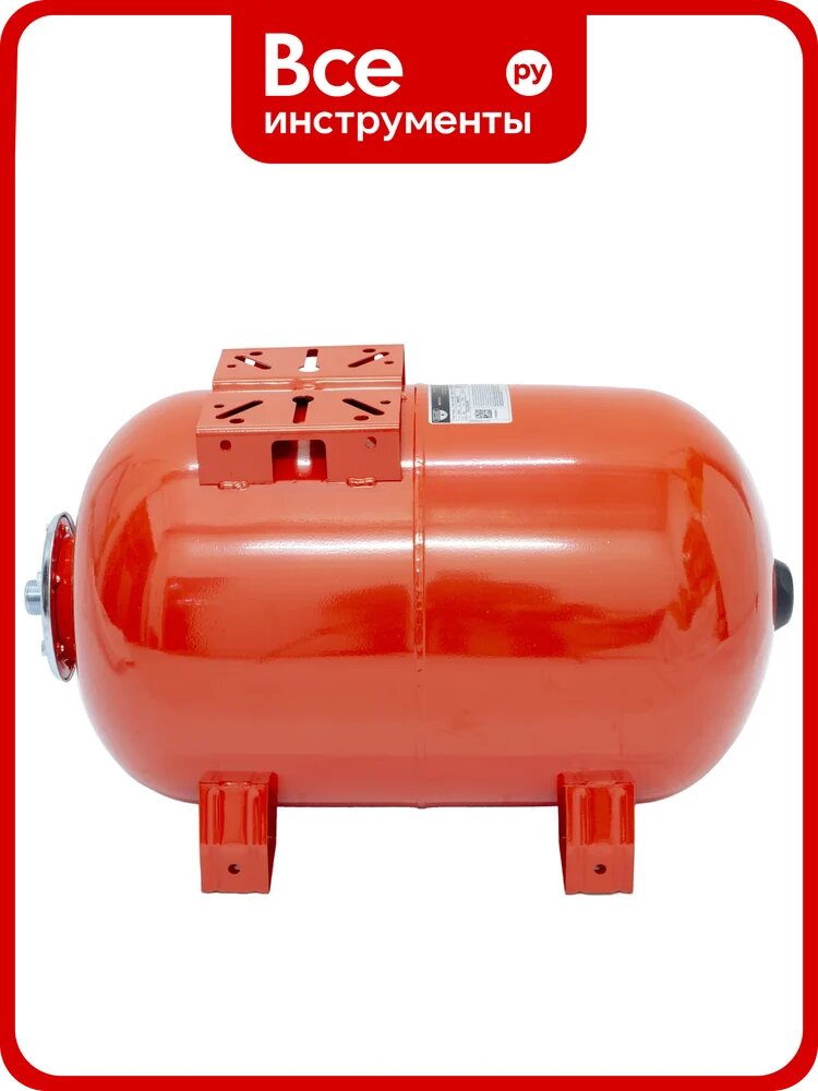 Гидроаккумулятор горизонтальный ULTRA-PRO 60 л, 10 Бар, 1" G, красный ZILMET 1100006013