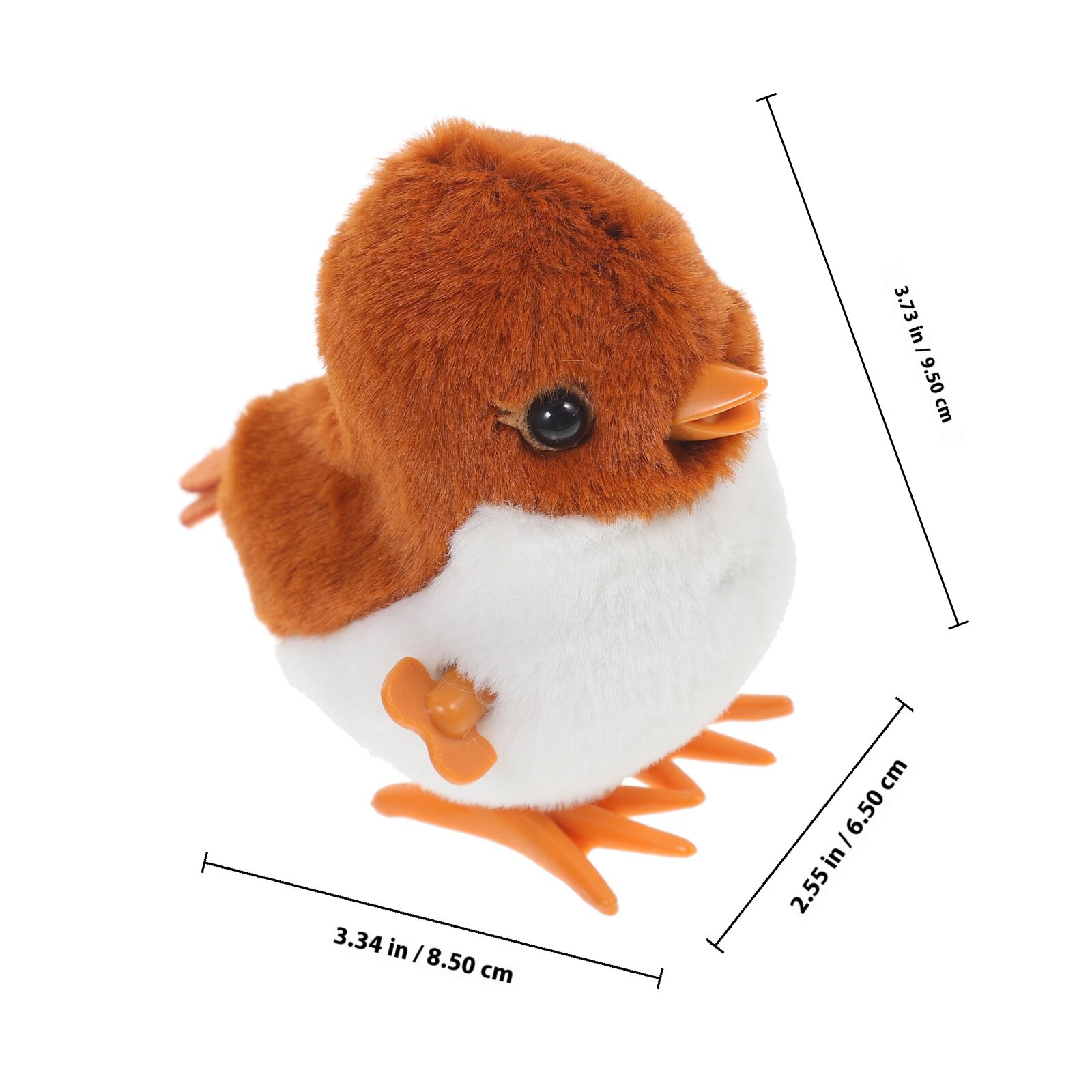 Ветряная Игрушка В Forme Воробья Коричневый Цвет 9.50X8.50X6.50Cm