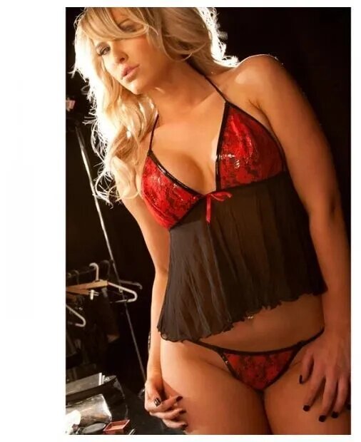 Бэби-долл с красным лифом LACE DREAM от Allure Leather, OS