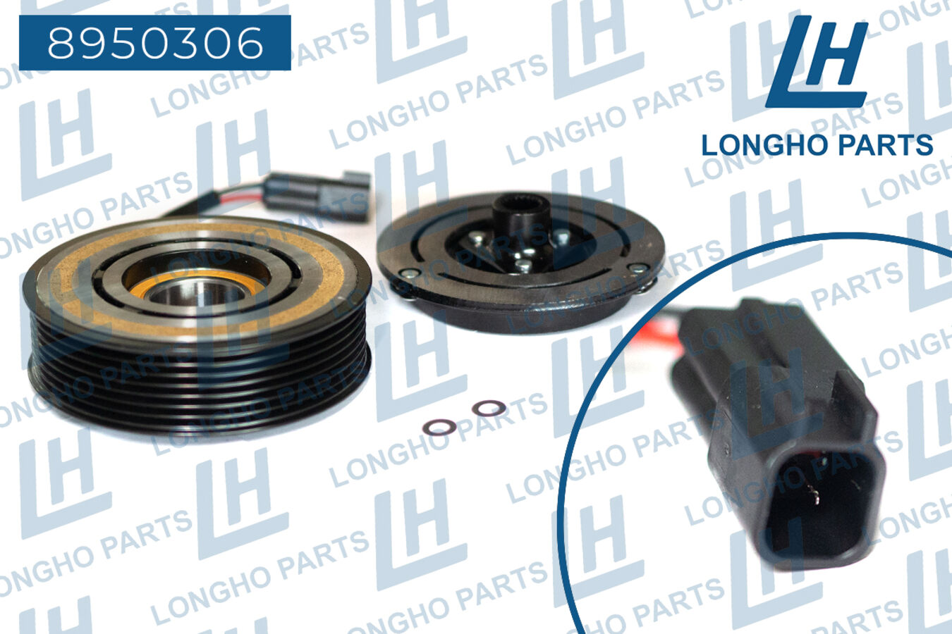 Шкив компрессора кондиционера ford ranger 5329259 (LONGHO 8950306)
