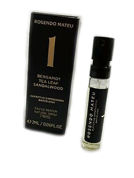 Пробник Rosendo Mateu No 1 Bergamot Tea Leaf Sandalwood духи для женщин и мужчин 2 мл